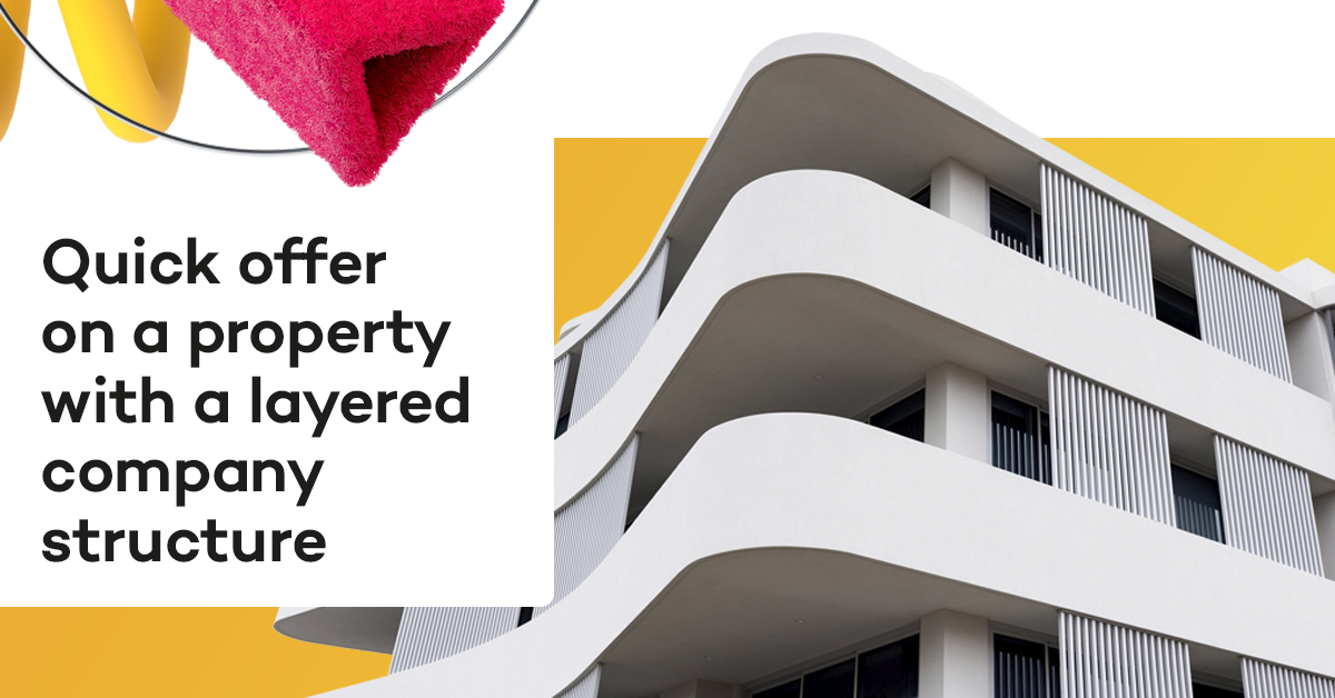 Quick offer on a newly converted property with layered company ...